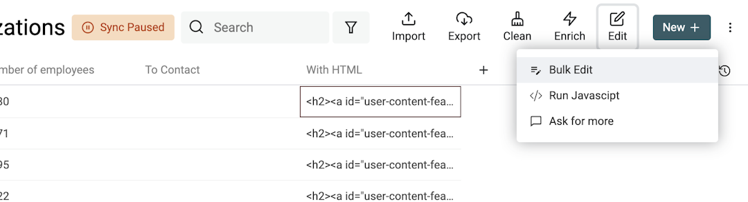 Free online tool for Data Cleaning
