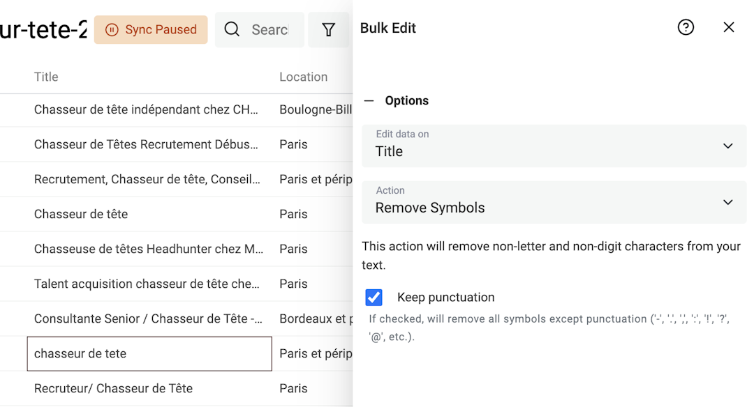 Free online tool for Data Cleaning