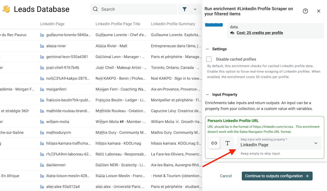 Export Facebook group members and find their LinkedIn Profile