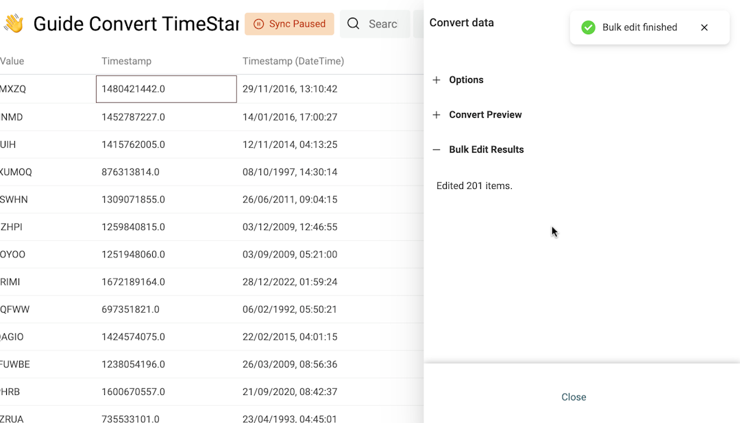How To Convert A Csv Timestamp Column To Datetime Format Datablist