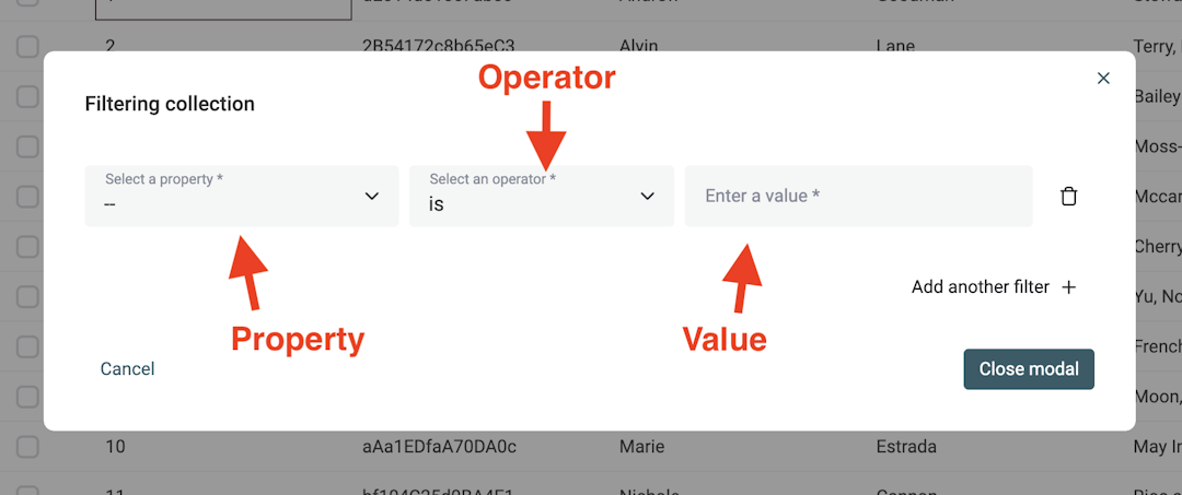 How to filter a CSV file? - Datablist