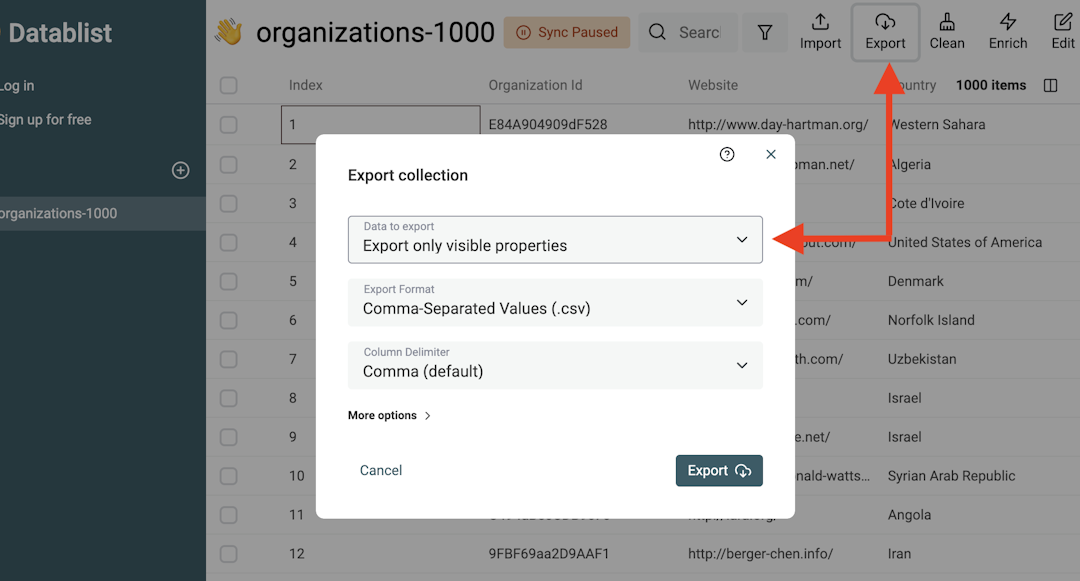 How to reorder and/or remove CSV columns online? - Datablist