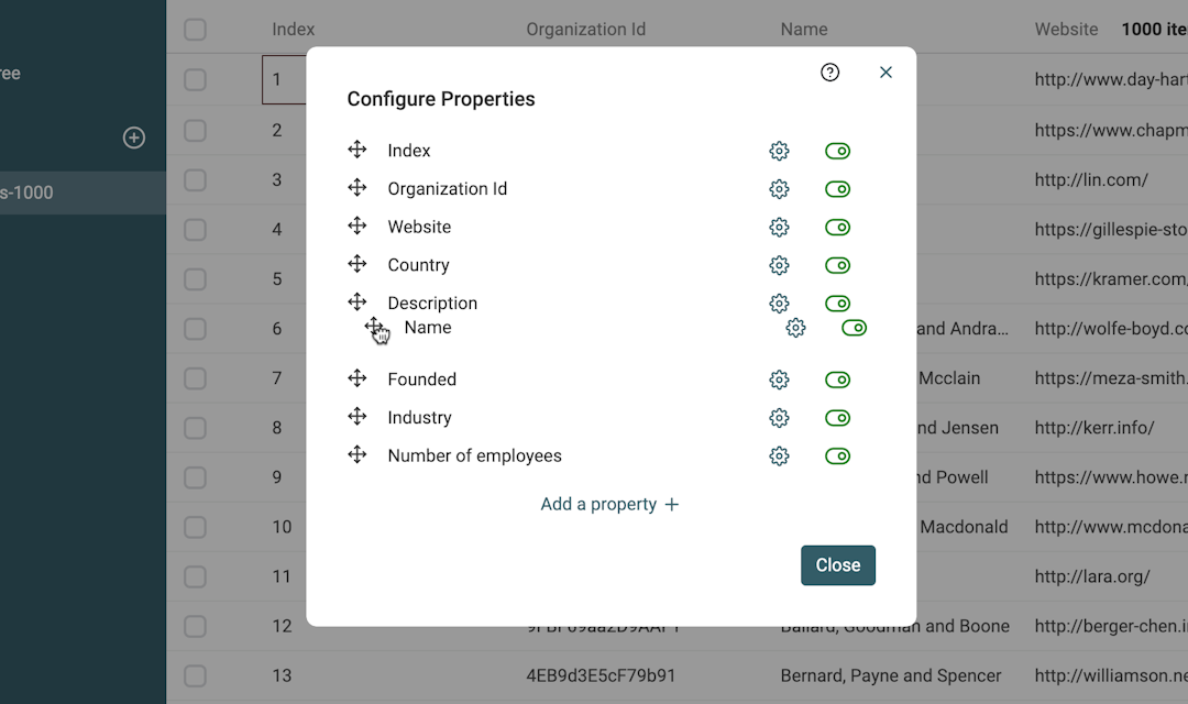 How to reorder and/or remove CSV columns online? - Datablist
