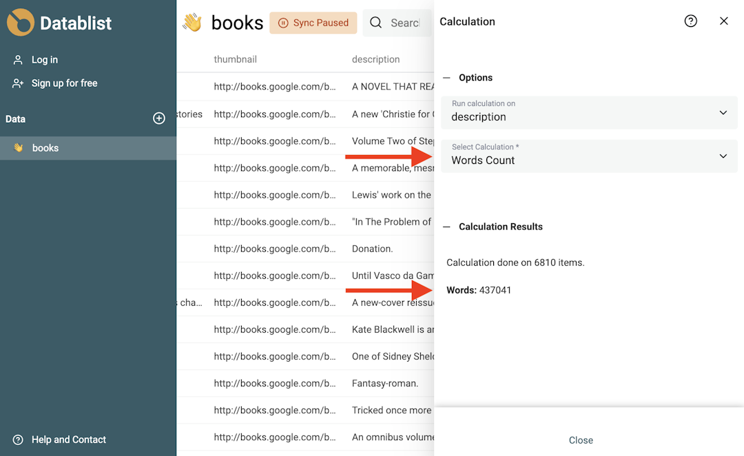 How To Count Words In A CSV Column Datablist How To Count Words In A CSV Column Datablist