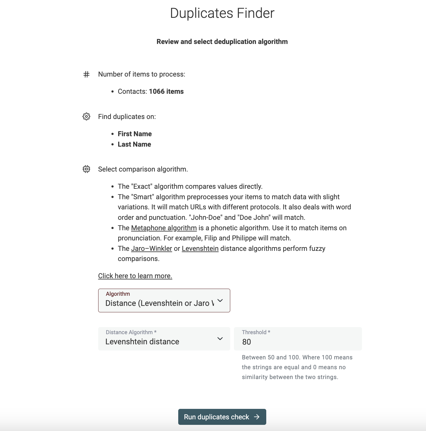 What Tools To Dedupe Using Fuzzy Matching Datablist