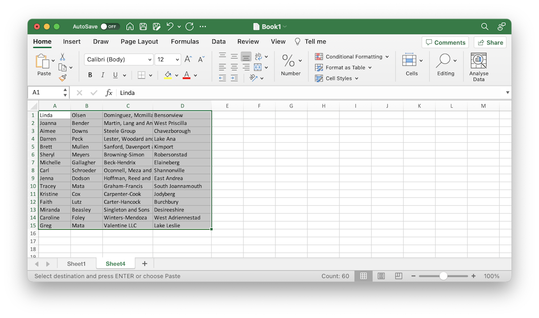 Export Microsoft Excel selection into a CSV file - Datablist