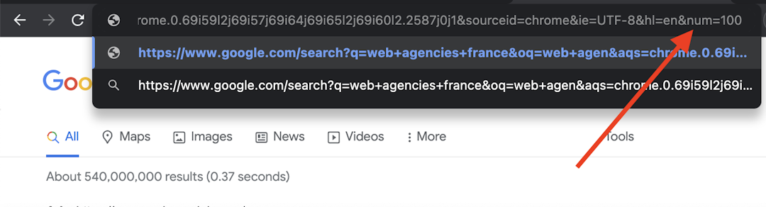Extracy all URLs from a webpage - Datablist